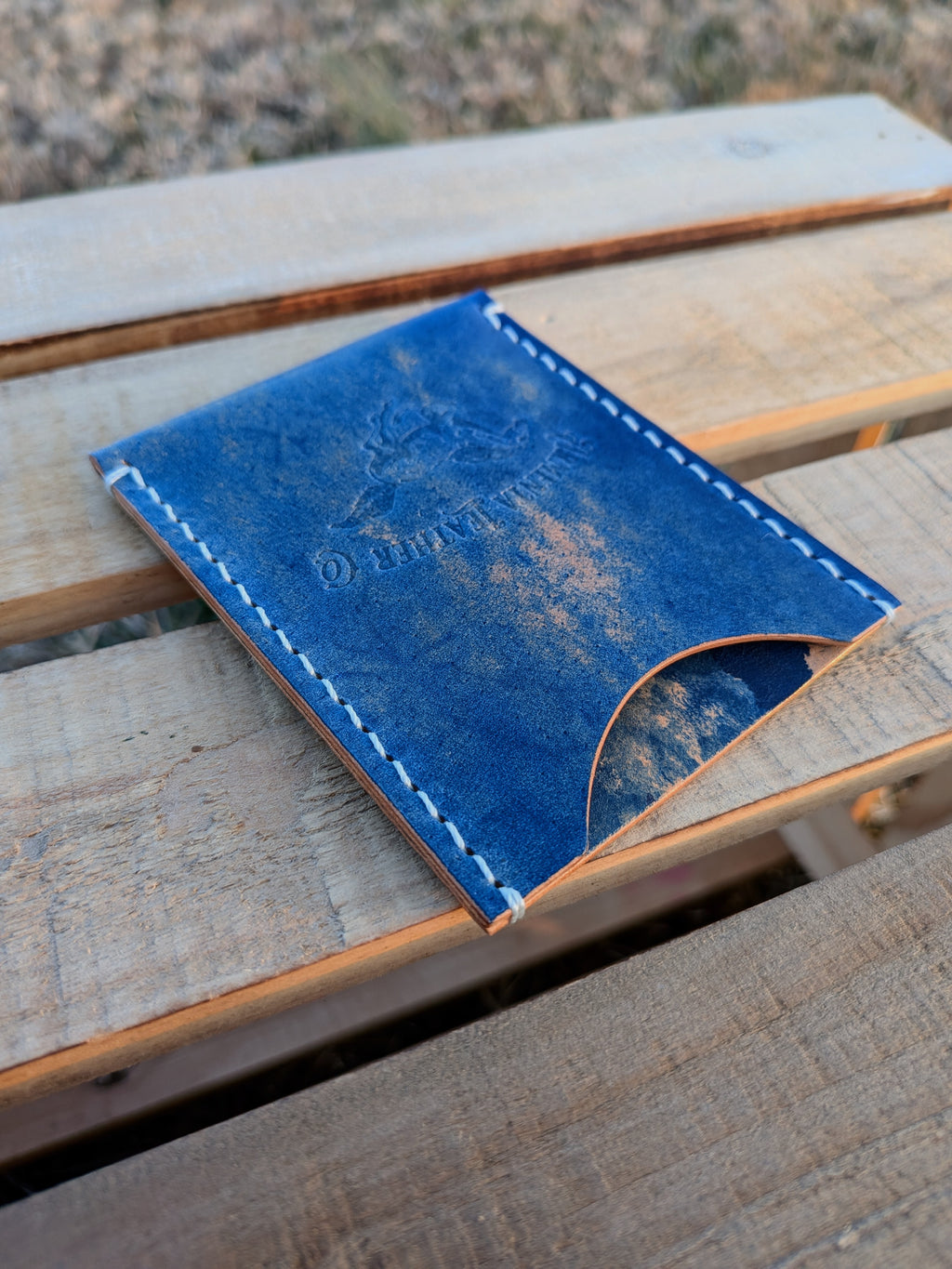 Thompson - Marbled Ocean – Armenta Leather Co.